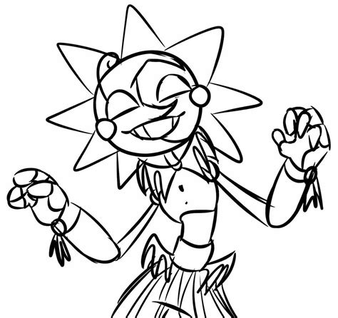 Распечатать Солнце Из Фнафа 9 Раскраски 70 фото