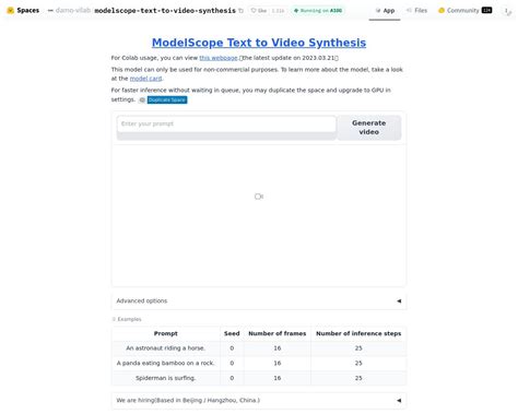 Modelscope Text To Video Synthesis
