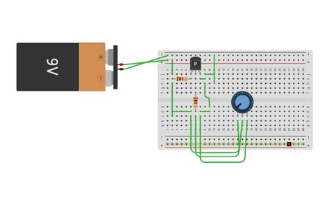 Circuit Design Percobaan 1 Tinkercad