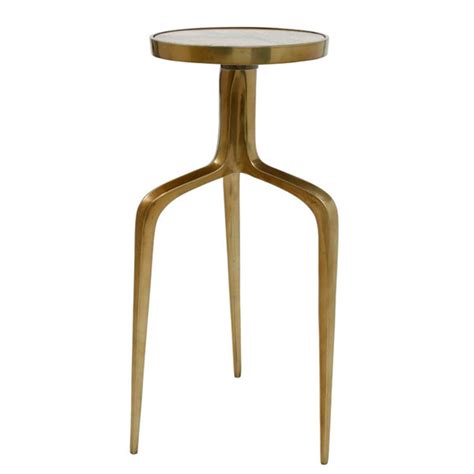 Ptmd Collection Ptmd Side Table Enter 20x20x54 Cm Metal Brown Uk