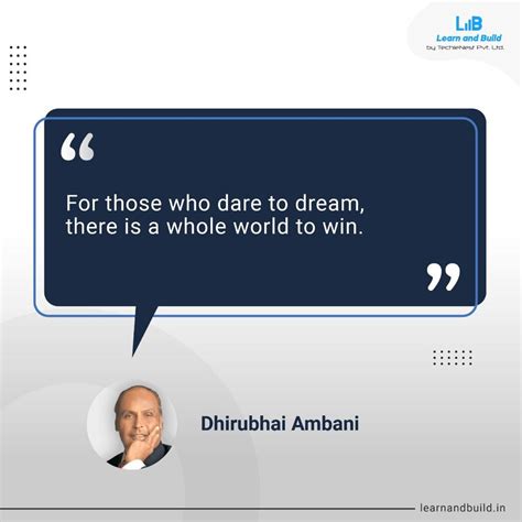 learn and build on linkedin dhirubhaiambani motivationalquotes