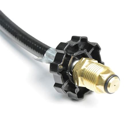 Stanbroil Propane Brass Tee Adapter Kit With 4 Port With 5 Feet And 12 Feet Hose For Motorhome