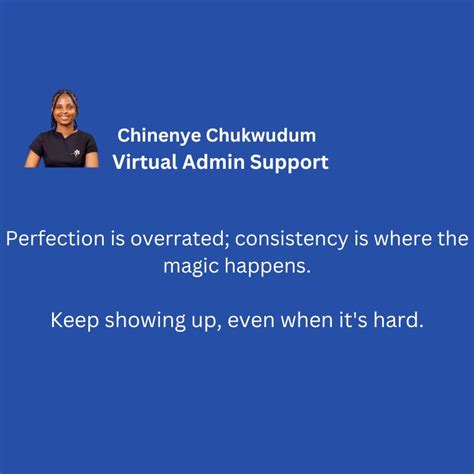 Chinenye Chukwudum On Linkedin Consistency Progressoverperfection