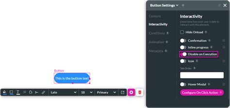 Disable On Execution Titan Web