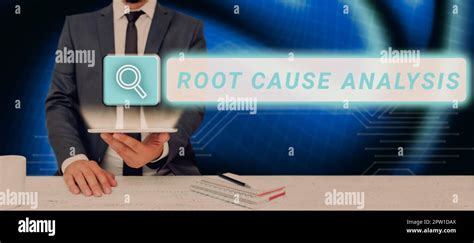 Writing Displaying Text Root Cause Analysis Word Written On Method Of Problem Solving Identify