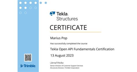 marius pop on linkedin tekla open api fundamentals certification