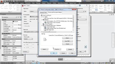 Advanced Autocad 2014 Tutorial Plotting With Pc3 Files Youtube