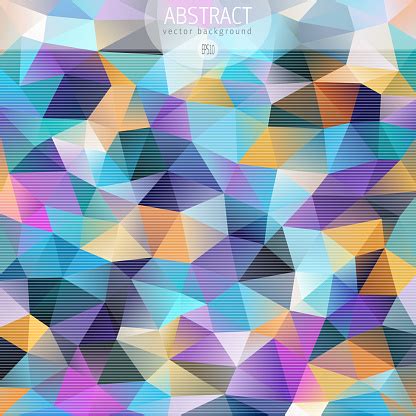 Vetores De Triângulo Abstrato Padrão E Mais Imagens De Abstrato