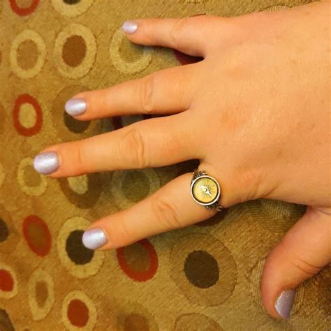 Working Compass Ring Sterling Silver Silver Twig Ring Compass Jewelry