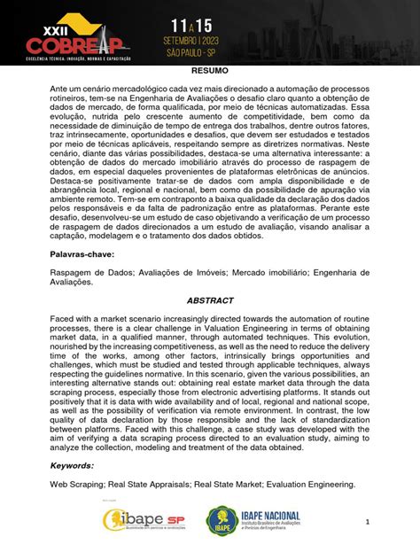 raspagem de dados pdf