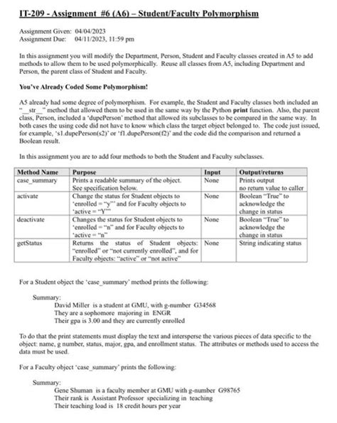 Solved Youve Already Coded Some Polymorphism A5 Already