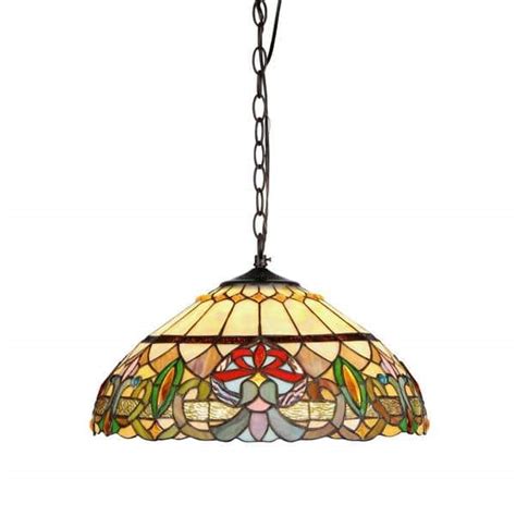 Tiffany Style Victorian Design 2 Light Hanging Pendant Bed Bath