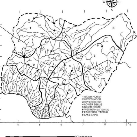 Map Of Nigeria Showing Adamawa State In Red Analogue Map Scanned And Download Scientific