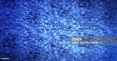 파란색 컴퓨터 회로 기판의 추상적인 배경 디지털 하이테크 미래형 선과 점 Cpu에 대한 스톡 사진 및 기타 이미지 Cpu