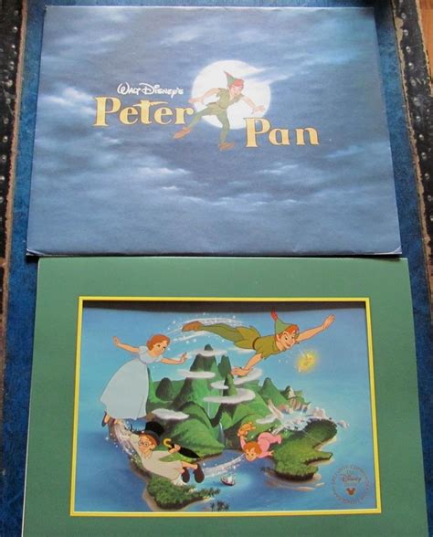 Peter Pan And Pirates Cove Map Commemorative Matte Lithograph The Disney