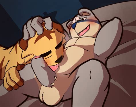Rule 34 2014 Animal Crossing Anthro Balls Bear Big Penis Blush Chest