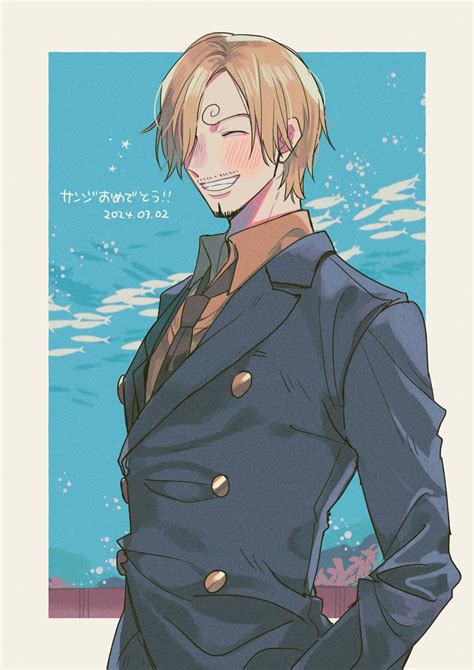 Sanji One Piece Drawn By Parumaumu Danbooru