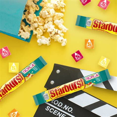 Starburst Candy Tropical Flavors Starburst Tropical Fruit Chews 36ct
