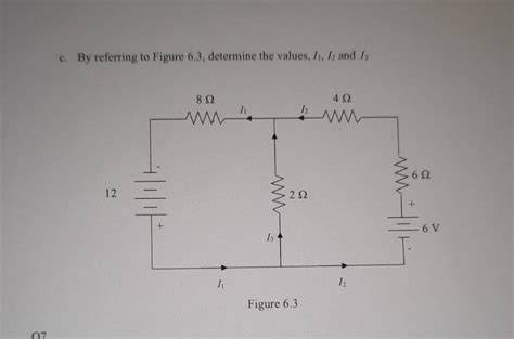 Solved C By Referring To Figure Determine The Values Chegg