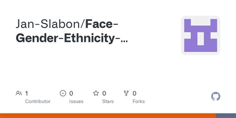 github jan slabon face gender ethnicity recognition