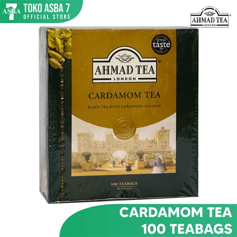 Ahmad Tea Cardamom Tea 100 Tea Bags – Asba Jaya Berkah
