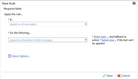 Add Email Disclaimer Office 365