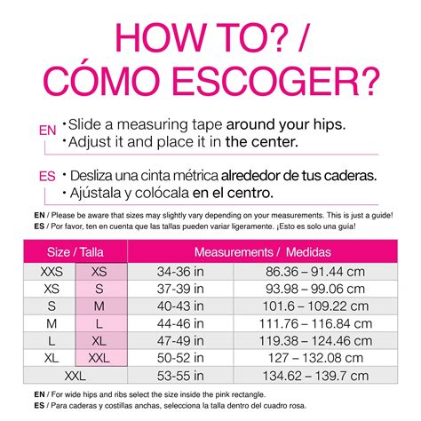 Postpartum Girdle Size Chart Ardyss