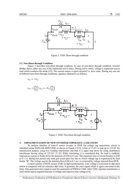Performance Evaluation Of Dynamic Voltage Restorer Based On Transformer Based Z Source Inverter