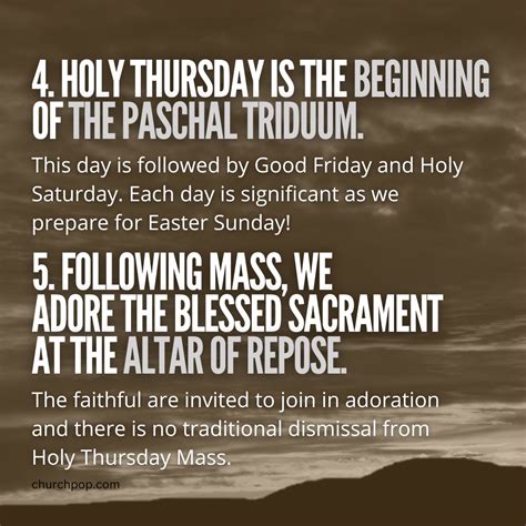 The Meaning Of Holy Thursday 5 Essential Facts Every Catholic Should Know