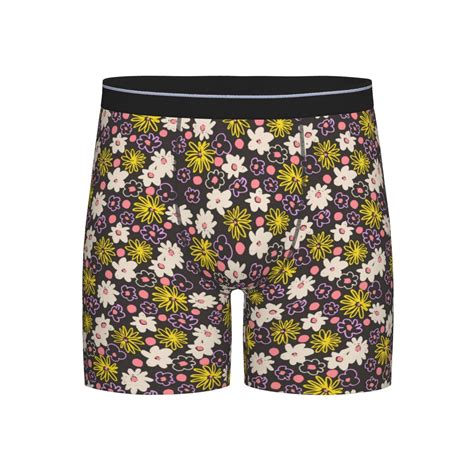 Disketp Flowers Daisy Mens Boxer Briefs Mens Underwear Boxer Briefs
