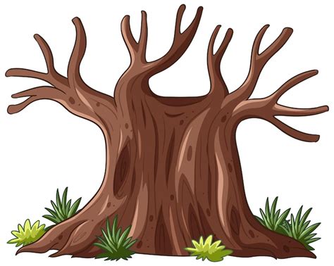 Dibujo De Tronco De Arbol Grande