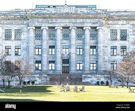 Harvard Medical School Building Exterior And Quadrangle Boston