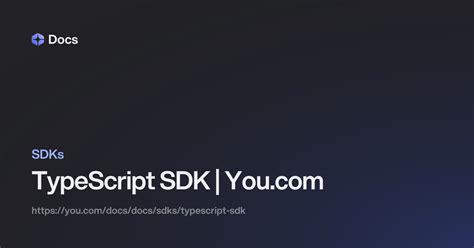 Typescript Sdk Documentation