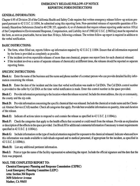 Fillable Online Law Resource Emergency Release Followup Notice