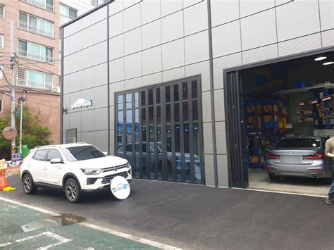 코란도 앞유리교체 돌빵칩으로 파손된 뷰티풀 Korando 정품 전면유리교체 및 솔라열차단썬팅 장착설치 소개와 내 자동차유리