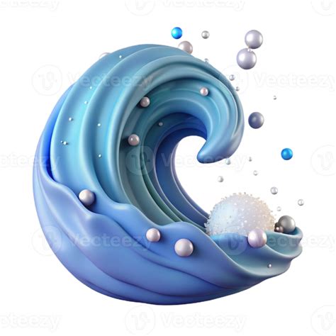 Wonderful Classic Ocean Wave Clipart Cutout For Educational Resources