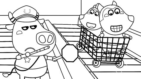 Wolfoo Coloring Pages Coloringlib