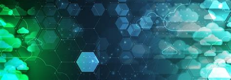 Premium Vector Cloud Technology Integrated Digital Web Concept Background