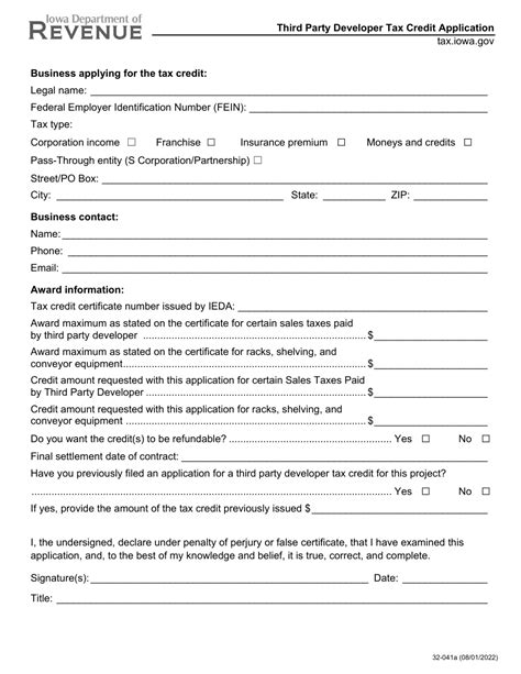 Form 32 041 Fill Out Sign Online And Download Printable Pdf Iowa