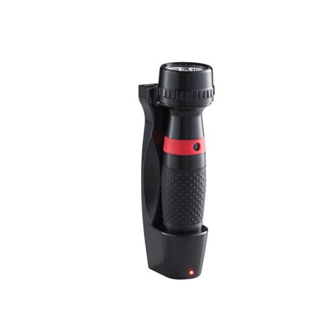 Brilliance Flashlight Black With Red Band JVD