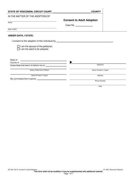 Adult Adoption Templates Pdf Download Fill And Print For Free