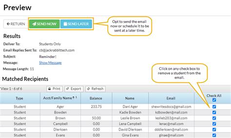 Email Students Class Help Center