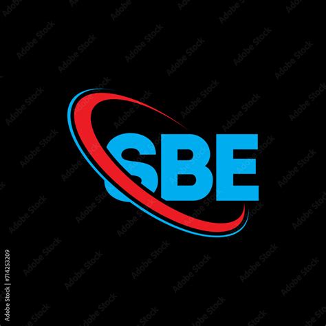Sbe Logo Sbe Letter Sbe Letter Logo Design Intitials Sbe Logo Linked With Circle And