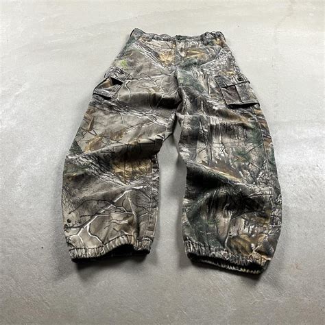 Vintage Realtree Camo Baggy Cargo Pants Size Depop