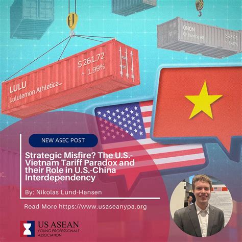 Us Check Out Our New Asec Post Strategic Misfire The Us Vietnam Tariff Paradox And Their