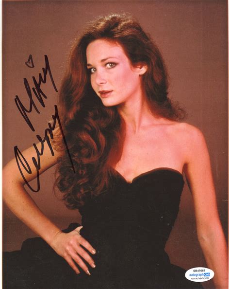 Mary Crosby Dallas Signed Autograph 8x10 Photo Acoa Outlaw Hobbies