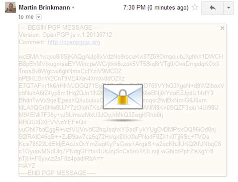 mailvelope use openpgp encryption on gmail yahoo hotmail and other