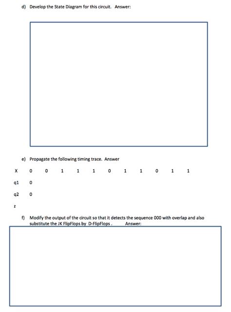 Solved Problem Given The Following Sequence Detector Chegg