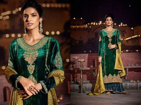 Aiqa Jashn E Riwaz Designer Velvet Salwar Kameez Winter Collection 2022