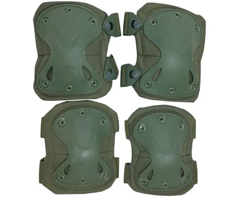 Защитный комплект Cema SWAT X-Cap (Olive, наколенники, налокотники ...